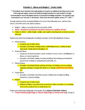 Module 8 - Group Assignment - Module 8 – Assisting the Family, Growth ...