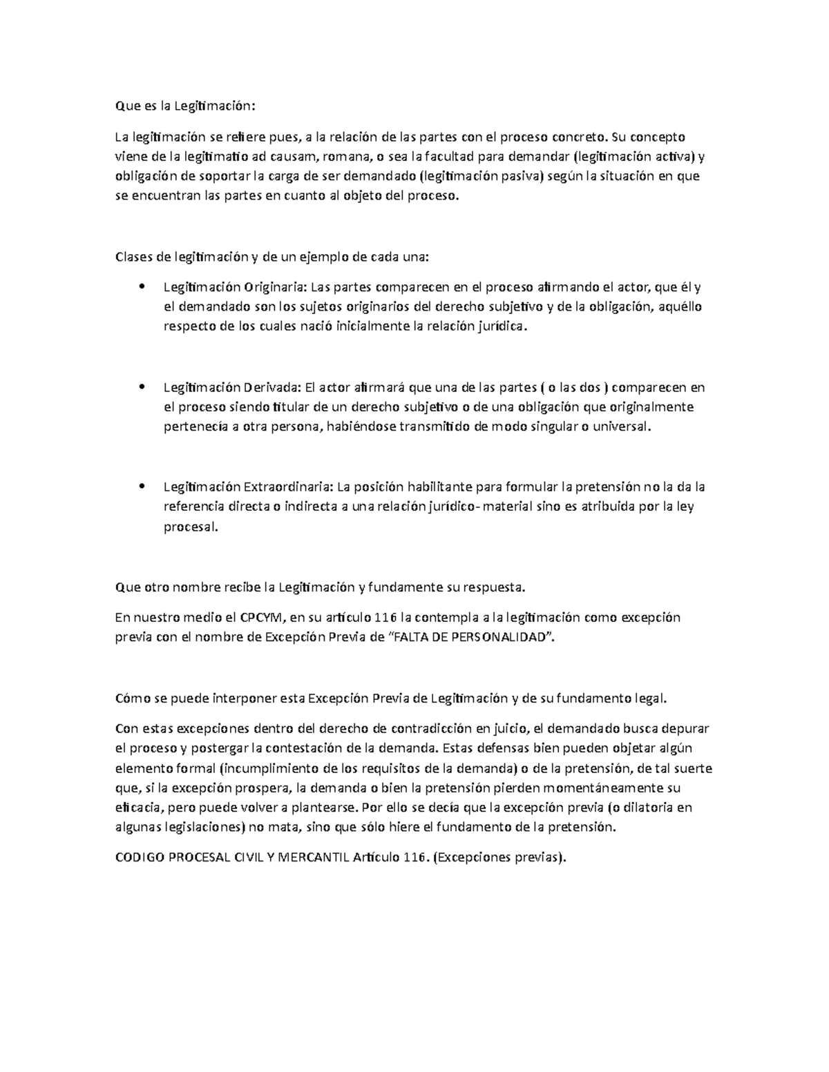 Que es la Legitimación - Que es la Legitimación: La legitimación se ...