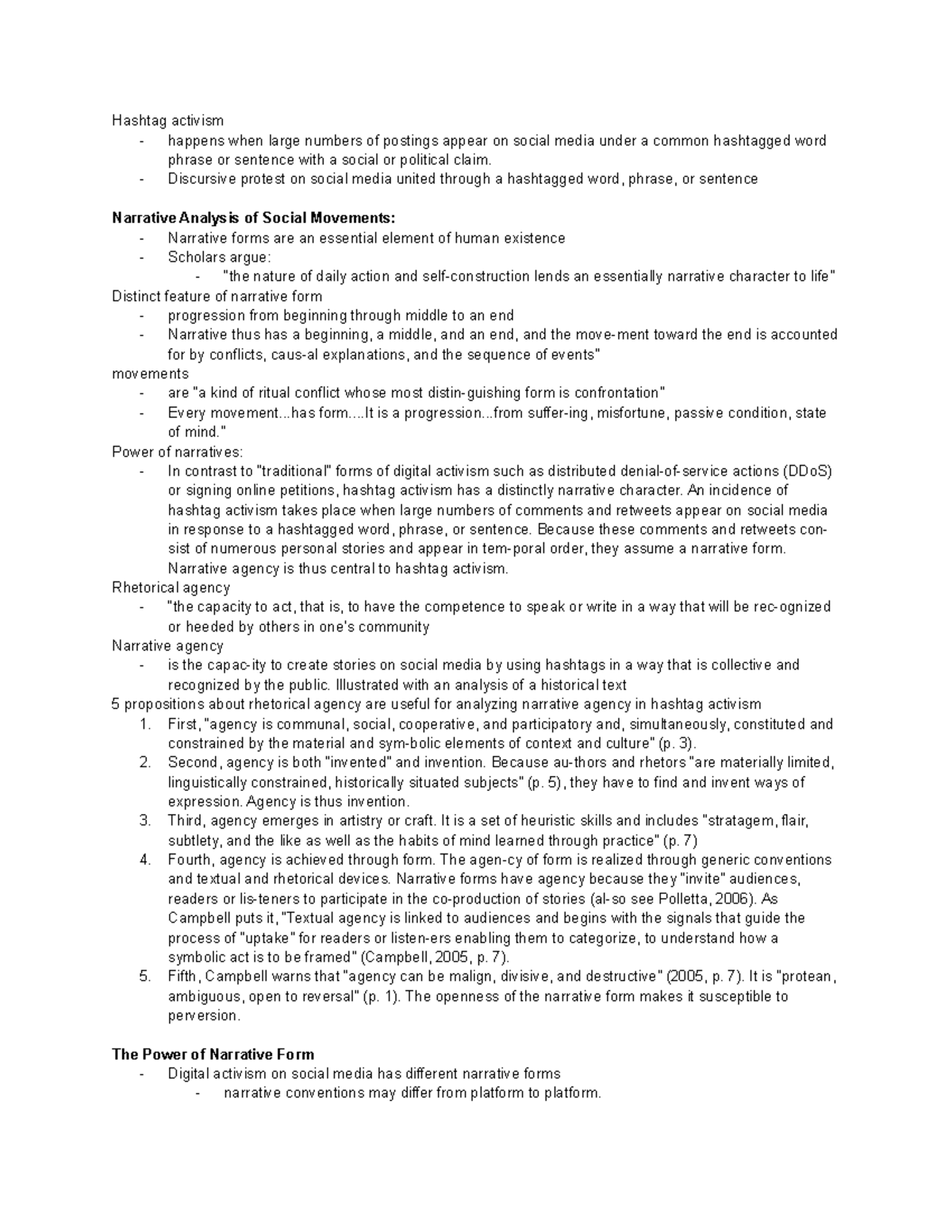 Yang- Narrative Agency BLM lessig remix - Hashtag activism - happens ...