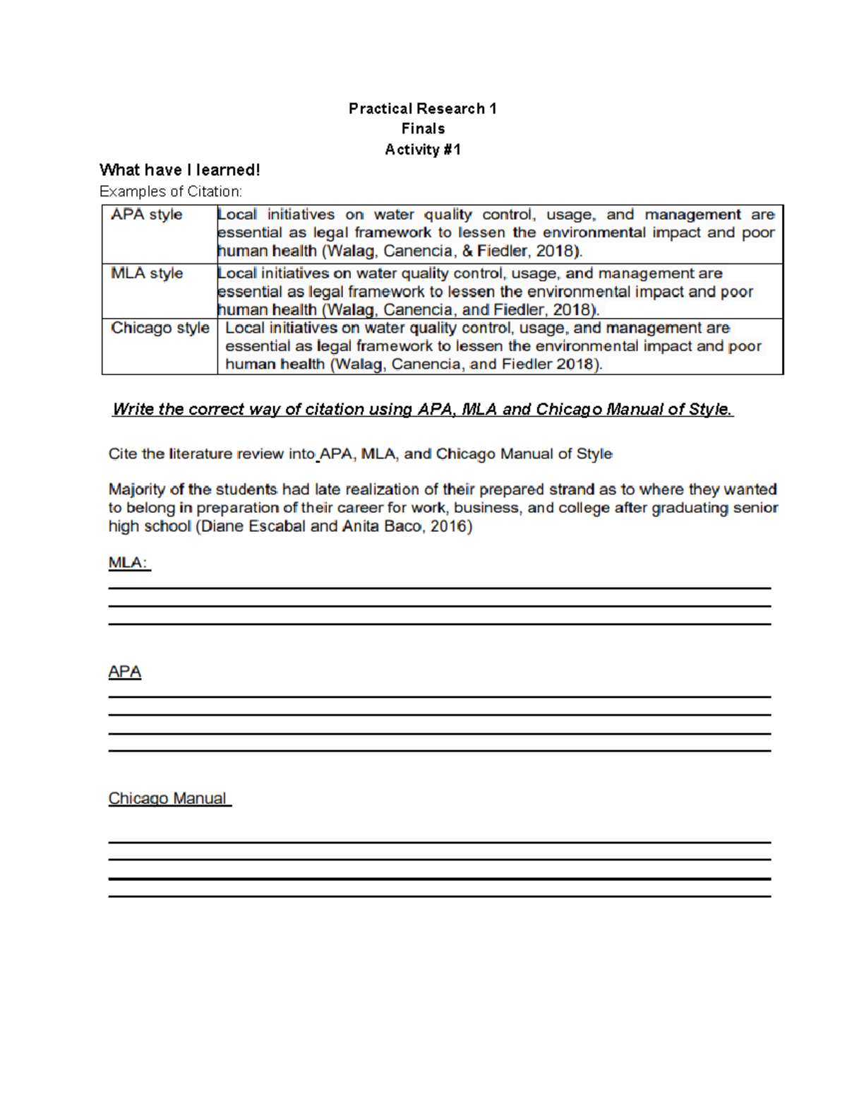 PR1 Finals - error - Practical Research 1 Finals Activity What have I ...