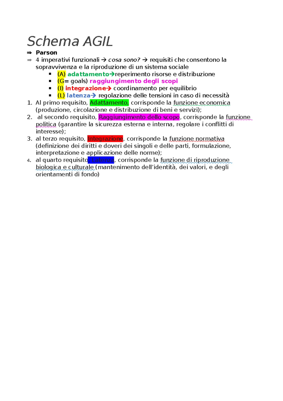 Schema AGIL - Scienze della sicurezza e dell'investigazione - UniPg ...