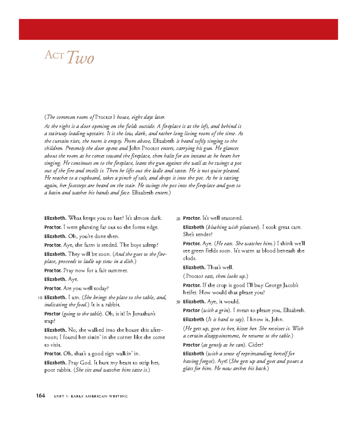 1. Act 2 Text - Crucible text - 164 unit 1 : early american writing ...