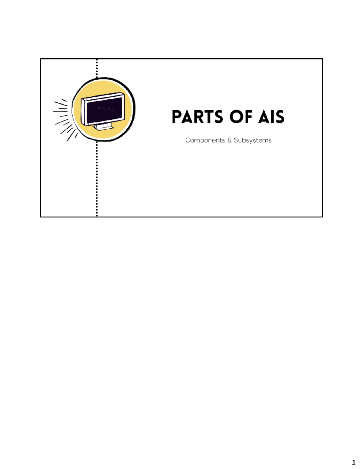 1.3 Parts of AIS Notepad ( Optional) - ACC2709 - We have learnt - Studocu