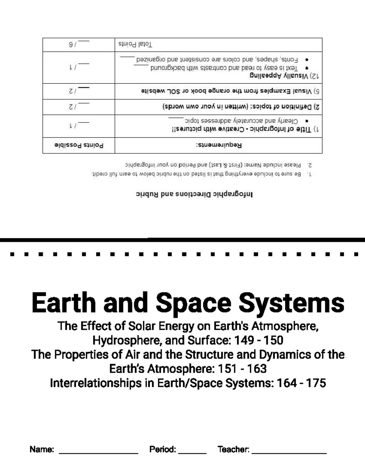 Earth and Space Systems Infographic - Studocu