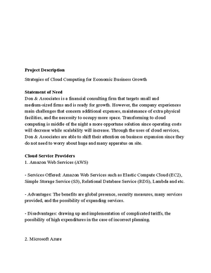 [Solved] Question 1 Which of the following statements correctly describe - Intro to Cloud ...