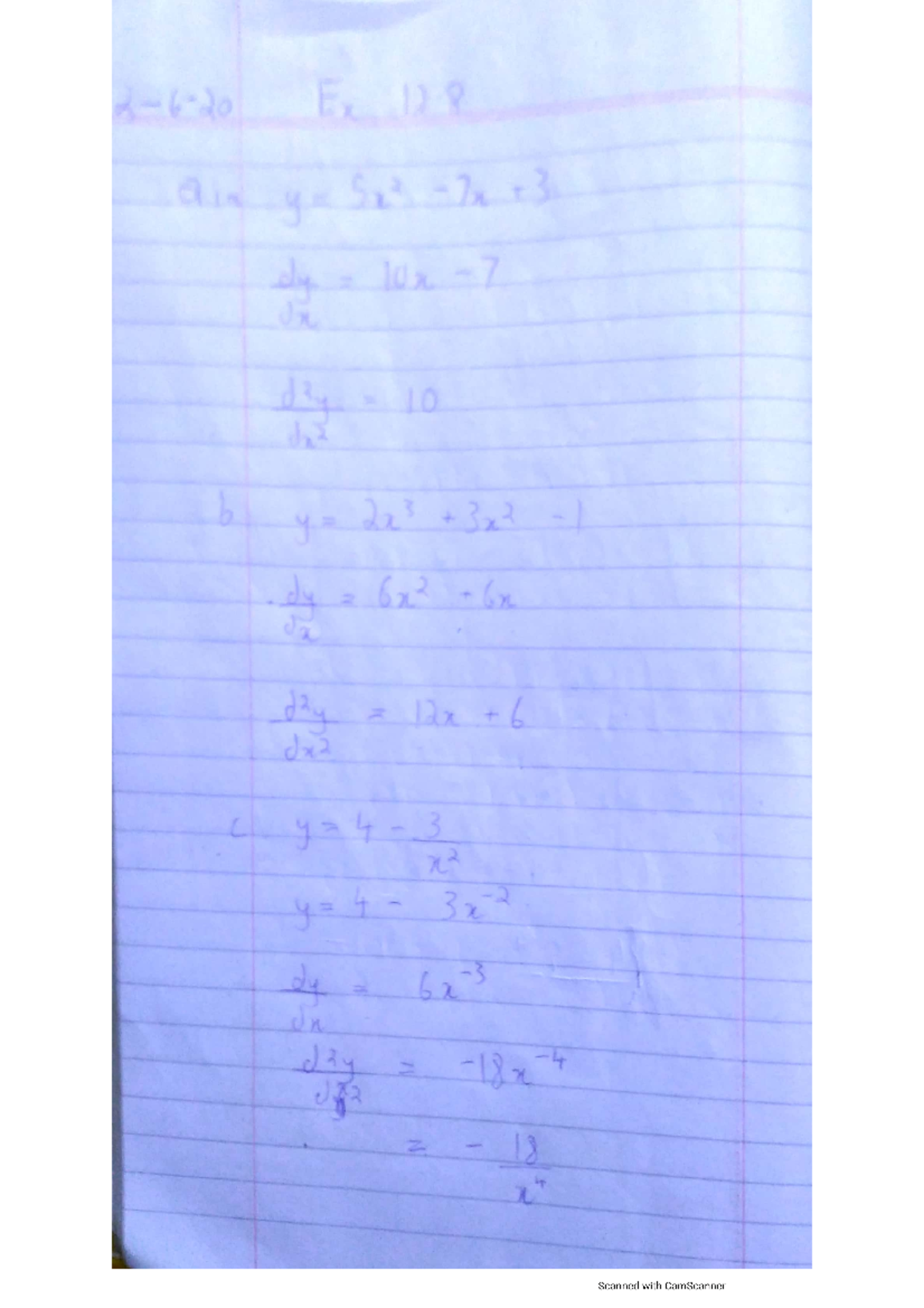 4037 Exercise 12.8 Homework - Mathematics - Studocu