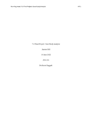 JUS 331 Notes 01 20 - JUS 331 Notes 01/20/ History of The Juvenile ...