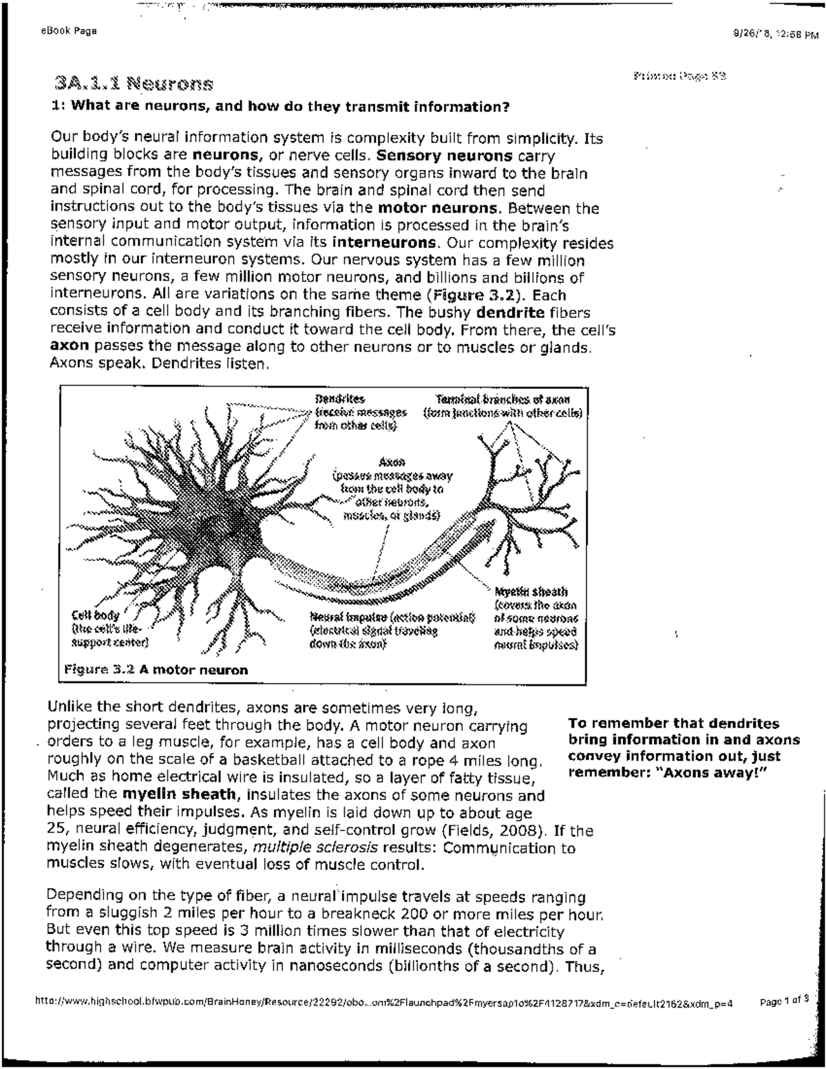 Unit 3A .1 Reading - little practice - PSY 360 - Studocu