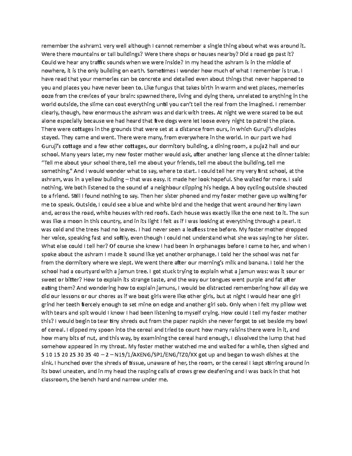 past-paper-english-remember-the-ashram1-very-well-although-i-cannot