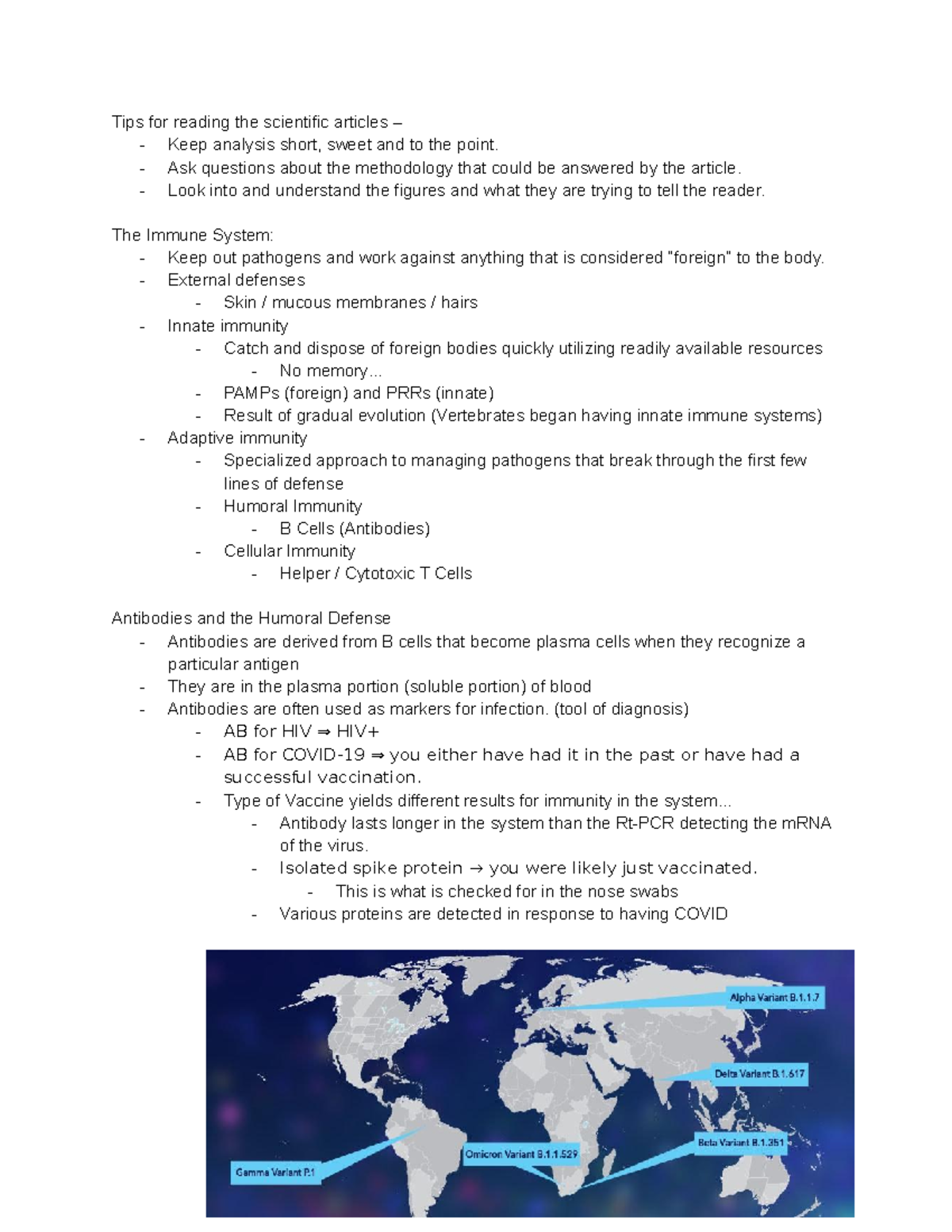 Adaptive Immune System - Tips for reading the scientific articles ...