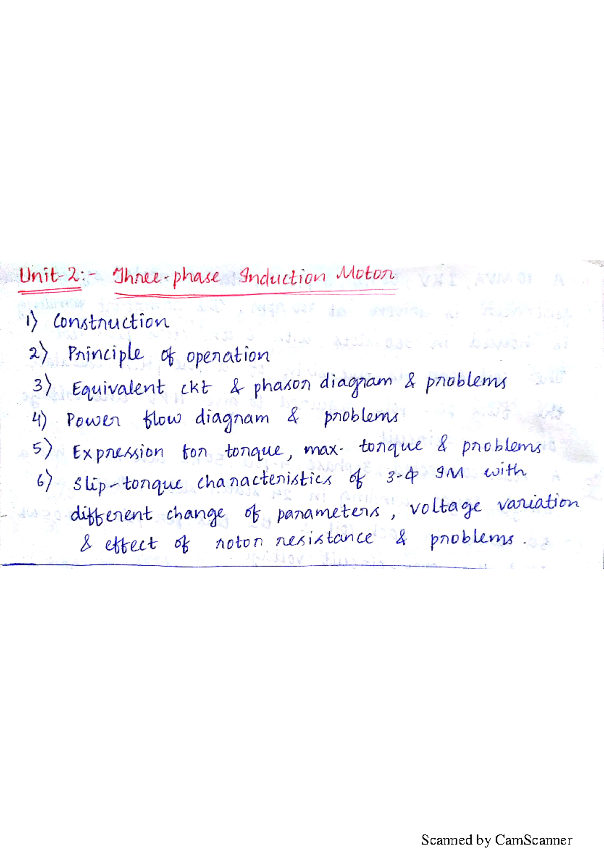 Unit-2 3-phase Induction Motor - Ac Machines - Studocu