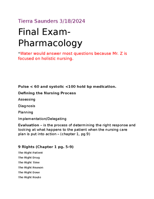 Final Exam Part Three - Tierra Saunders Final Exam Part II Definitions ...