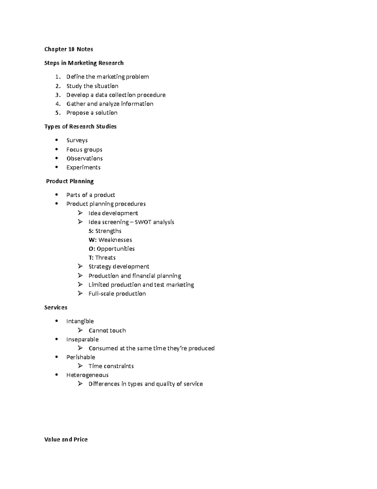 Chapter 10 Notes - Intro to Business - Chapter 10 Notes Steps in ...