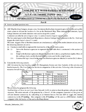 GCE Advanced Level ICT Python- English mediam - 2019 onwards New ...