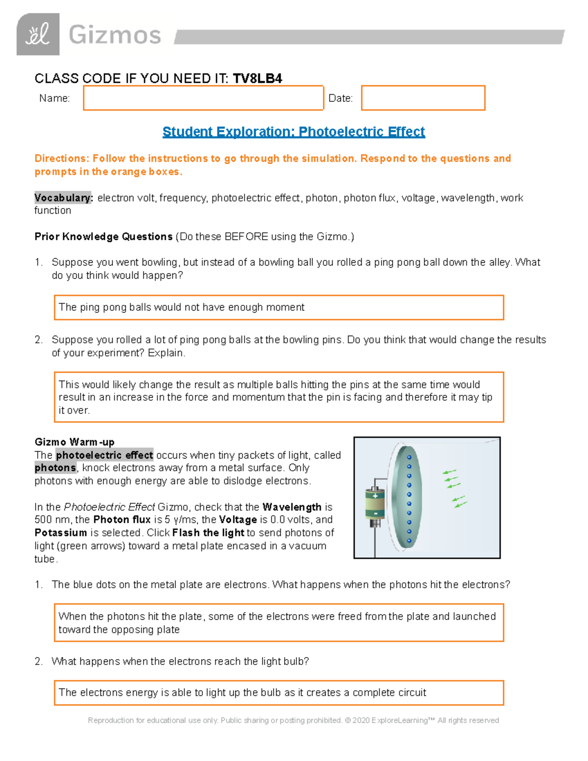 -5.10-Photoelectric Effect Gizmos Activty - Google Docs - CLASS CODE IF YOU NEED IT: TV8LB Name ...