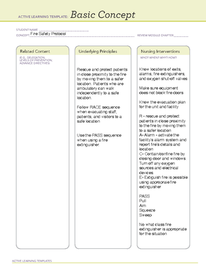 Critical Pathway - ATI Basic Concept - NUR 212 - ACTIVE LEARNING ...