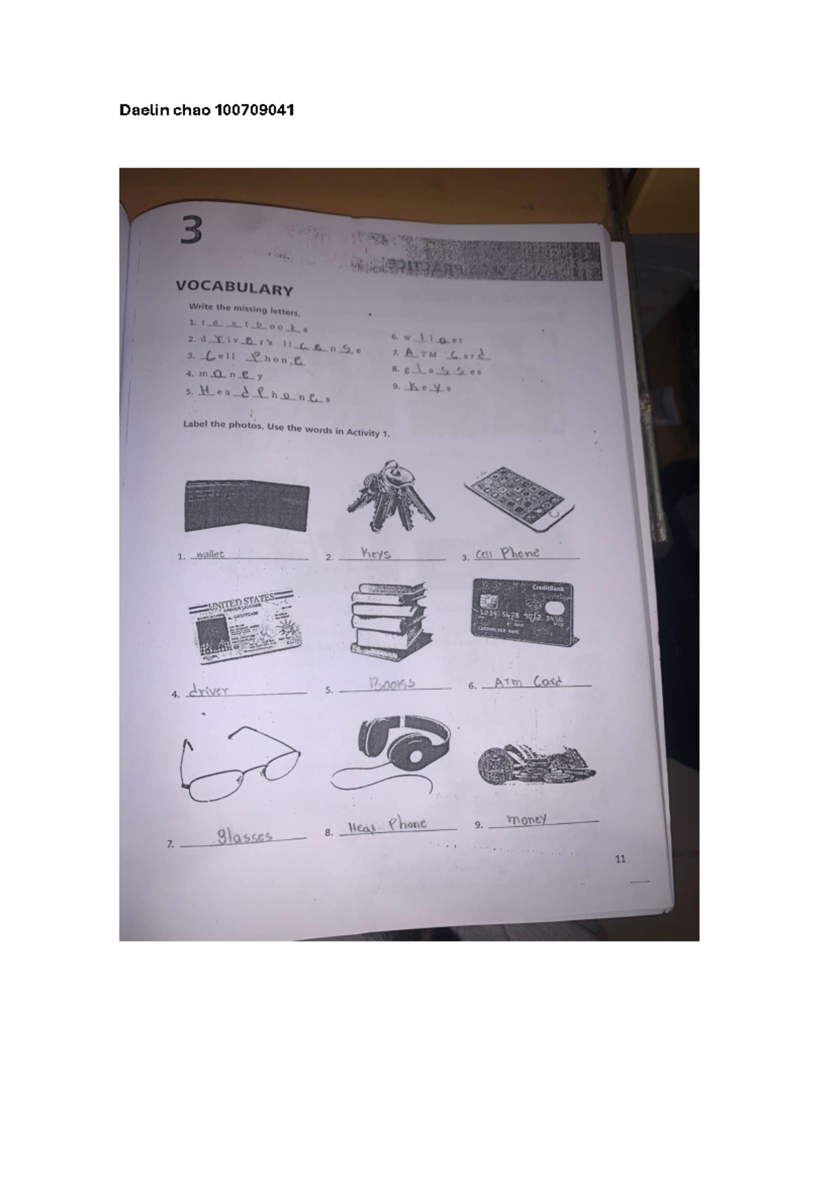 Unidad 3 - Inglés Elemental - Daelin chao - Studocu