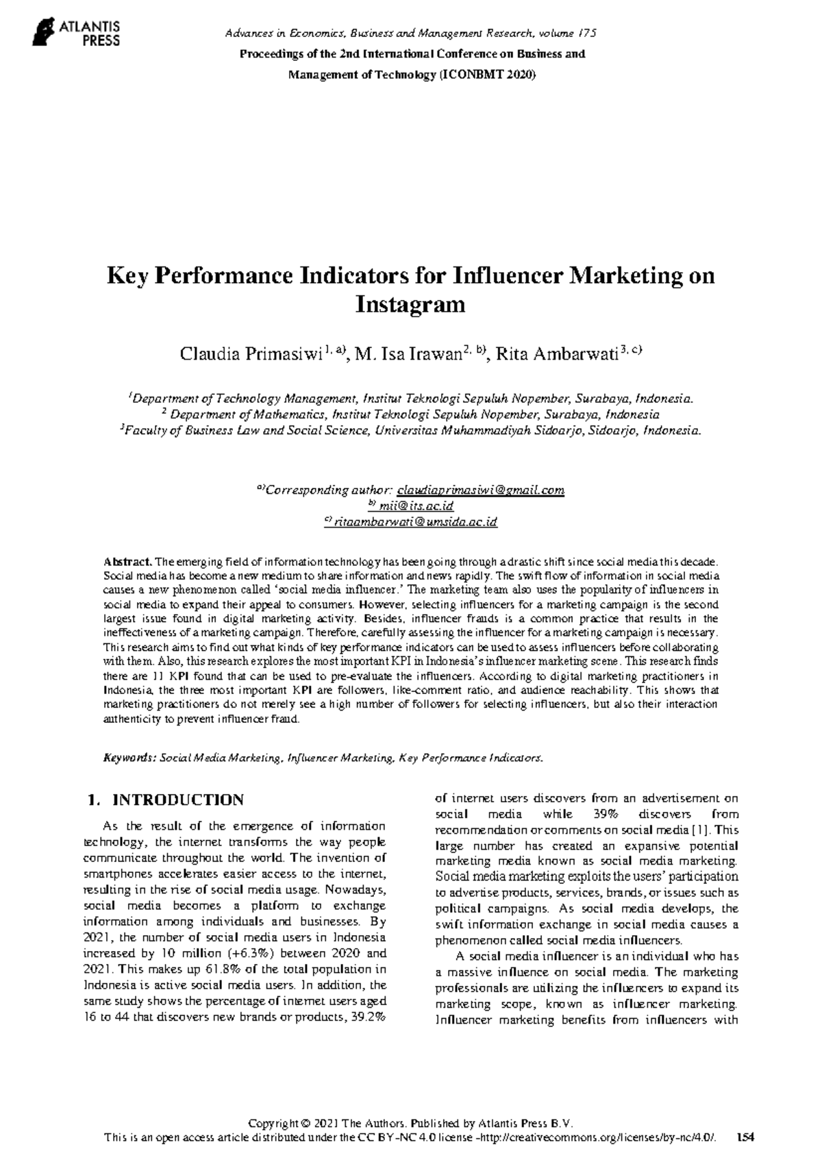 Article 1 About STEP 3 Select Priority Audience - Key Performance ...