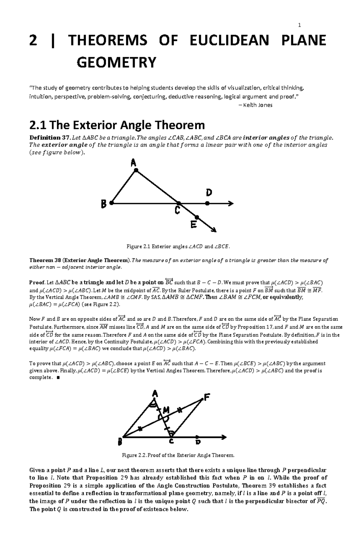 Module-2 - math bisu clarin - 2 | THEOREMS OF EUCLIDEAN PLANE GEOMETRY