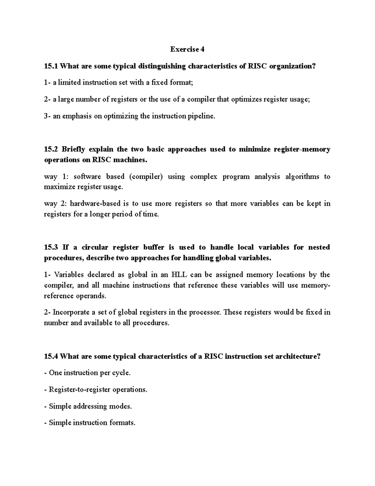 Exercise 4 - LAB - Exercise 4 15 What are some typical distinguishing ...