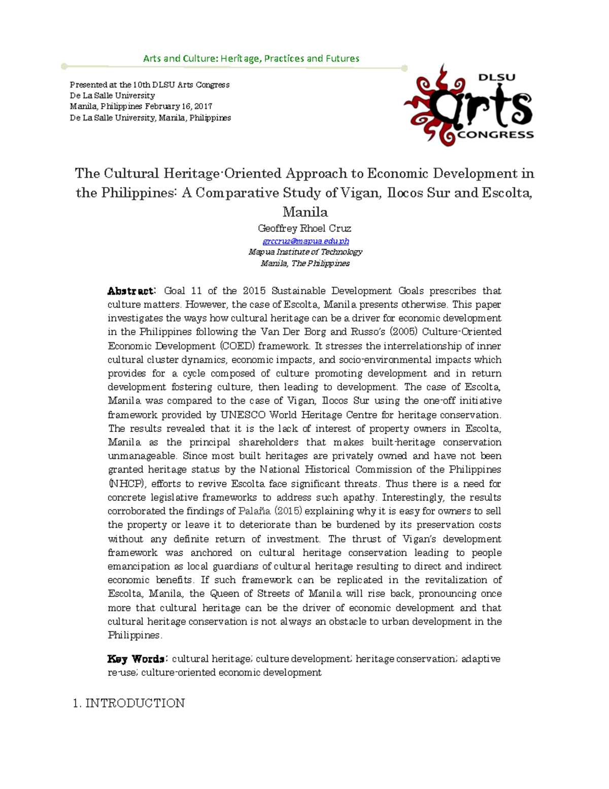 Additional Reading Materials in Perspective in Philippine Cultural ...