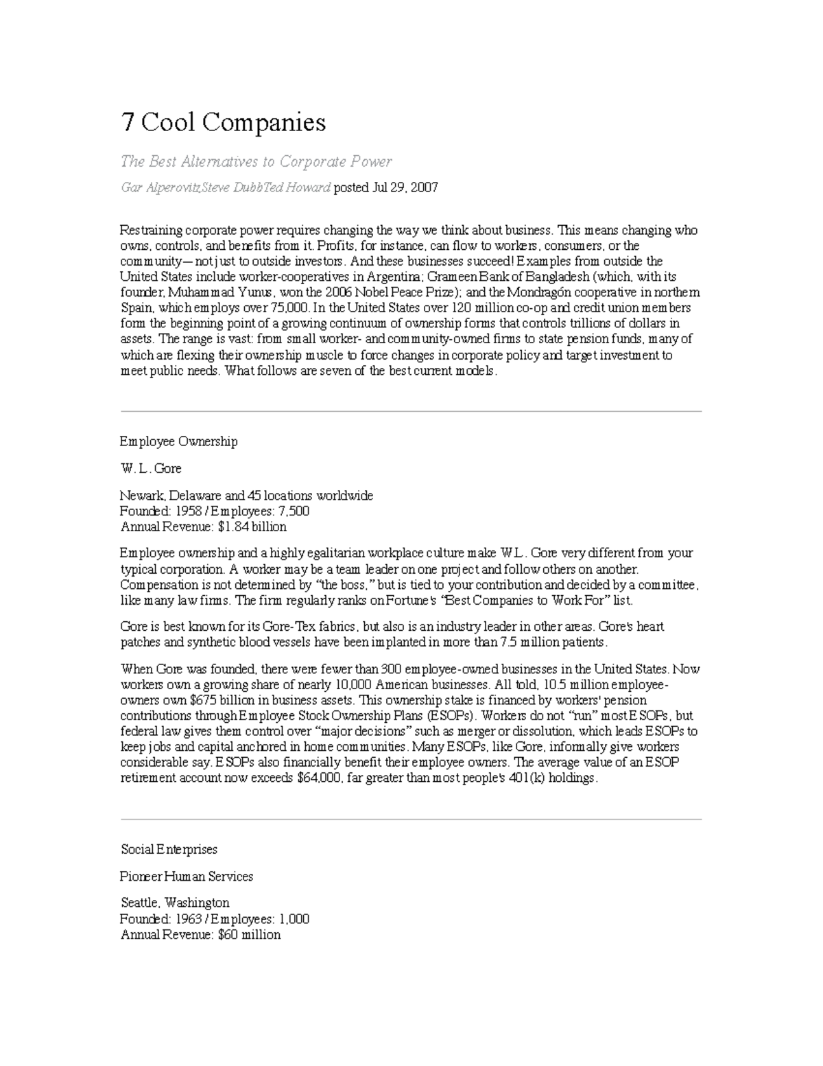 5 Seven Cool Companies - 7 Cool Companies The Best Alternatives to ...