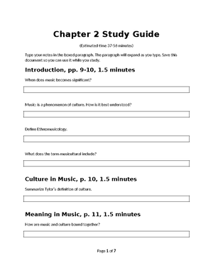 Chapter 4 Study Guide - Chapter 4 Study Guide Answer the following using your own words. Doing ...