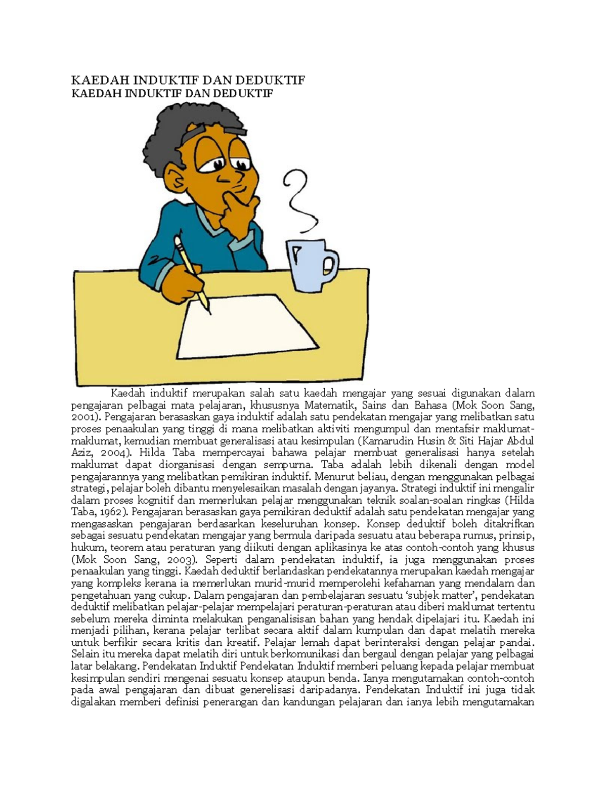 287896241 Kaedah Induktif Dan Deduktif - KAEDAH INDUKTIF DAN DEDUKTIF ...