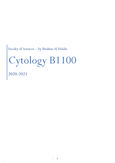 Classification, Cytology and Histology - UL - Studocu