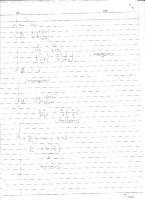 Undetermined coefficient (trigonometry method) - Engineering Mathematics II - CamScanner ...
