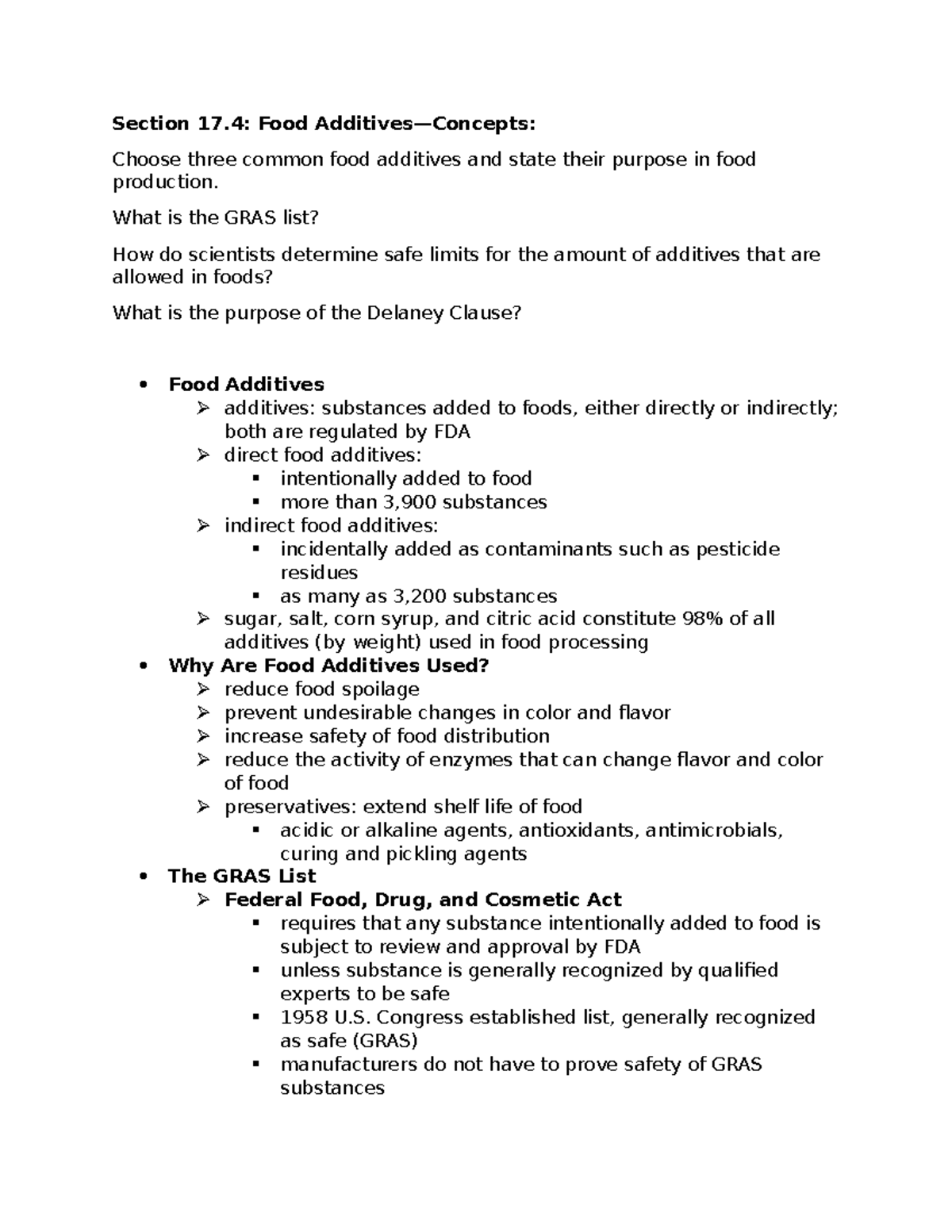 NTS Ch 17 Section 4 - Lecture notes from Intro to Nutrition and Foods ...