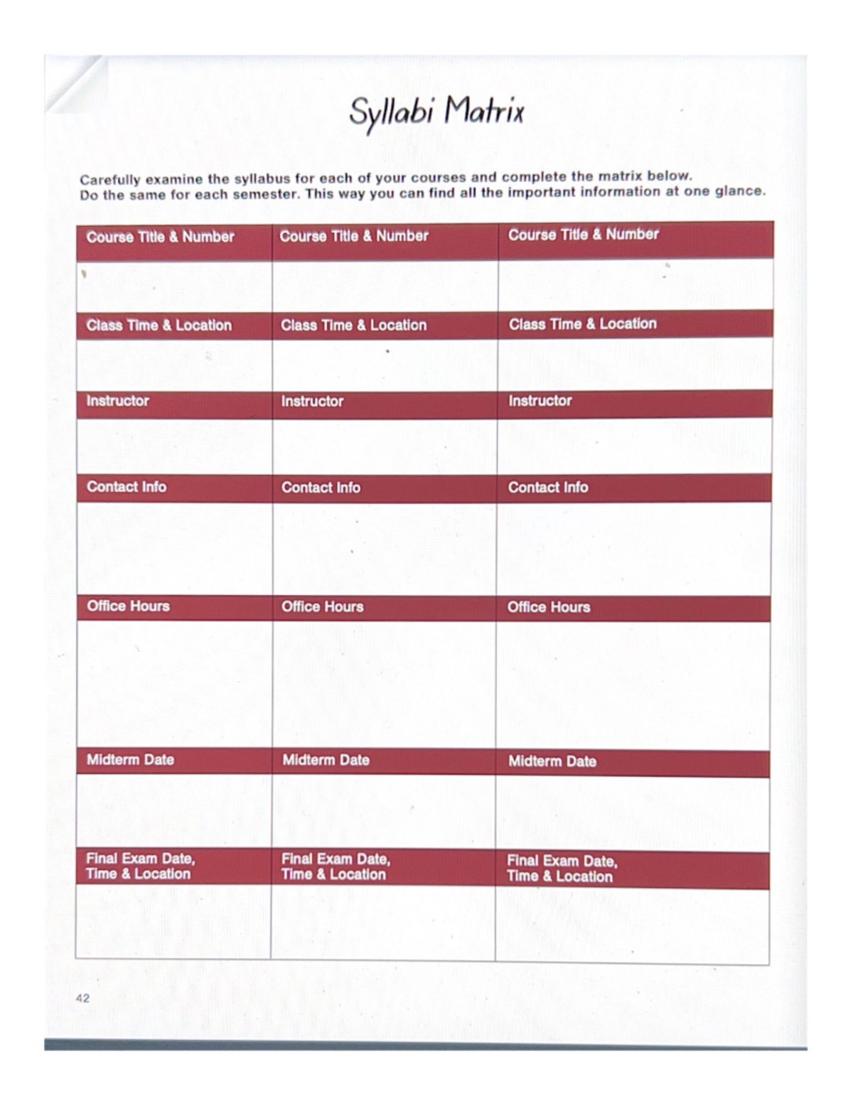 Syllabi Matrix - knlnlihlbn - ENGL 3329 - StuDocu