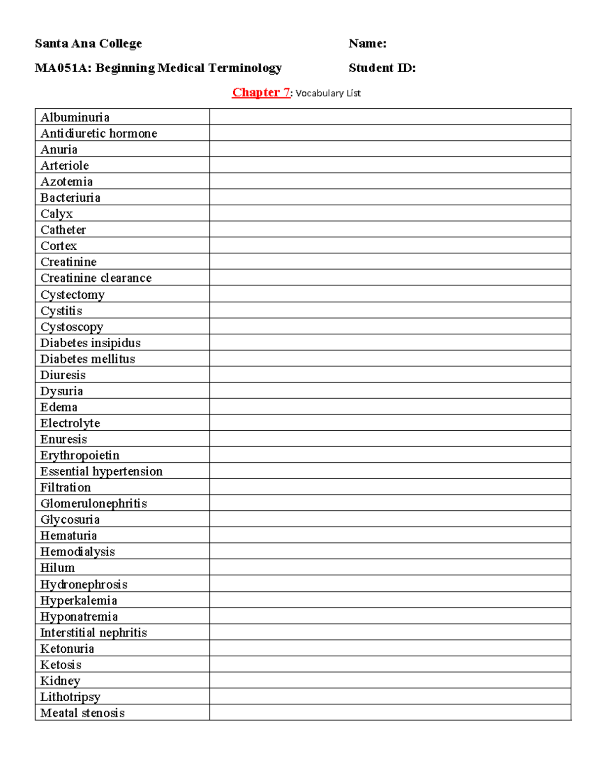 Chapter 7 Vocabulary List - Santa Ana College Name: MA051A: Beginning ...