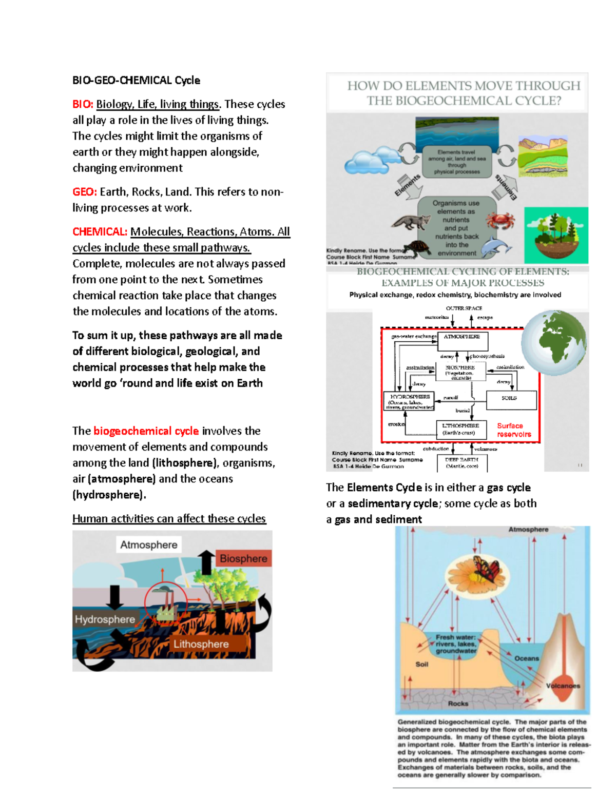Biogeochemical Reviewer - BIO-GEO-CHEMICAL Cycle BIO: Biology, Life ...