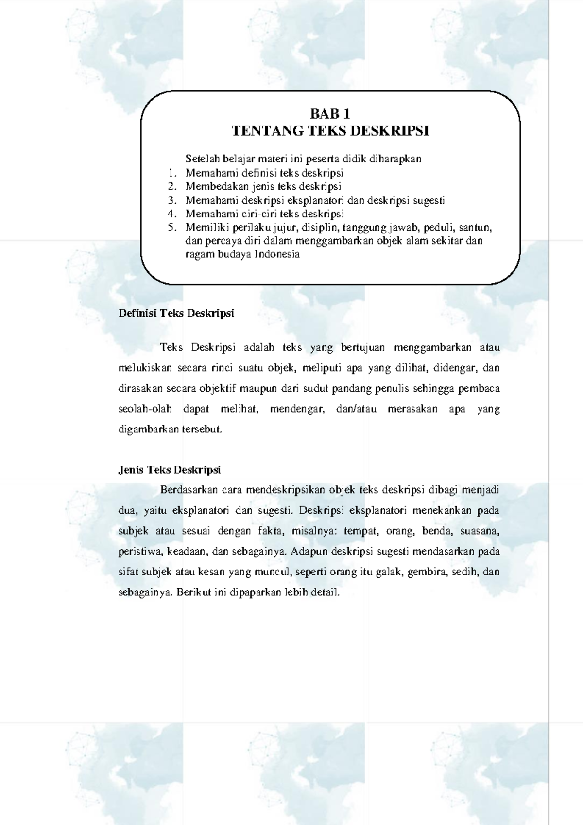 PJJ Pertemuan 1 Kelas VII Bahasa Indonesia SCB - Definisi Teks ...