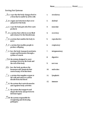 Cell Organelles Worksheet - SNC2D Cells Name: The Cell Theory: Cell ...