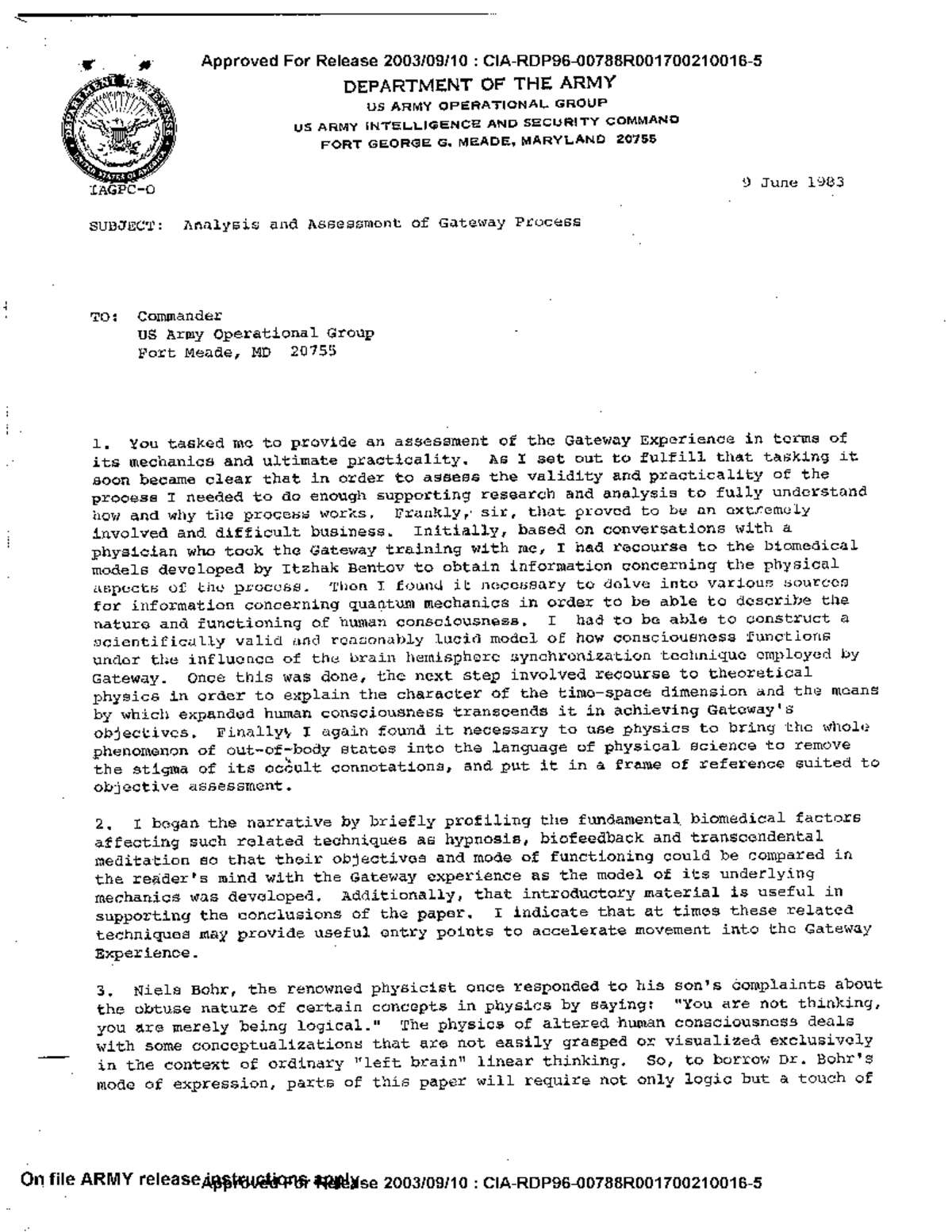 CIA RDP96 00788 R001700210016 5 - BSIT - Studocu