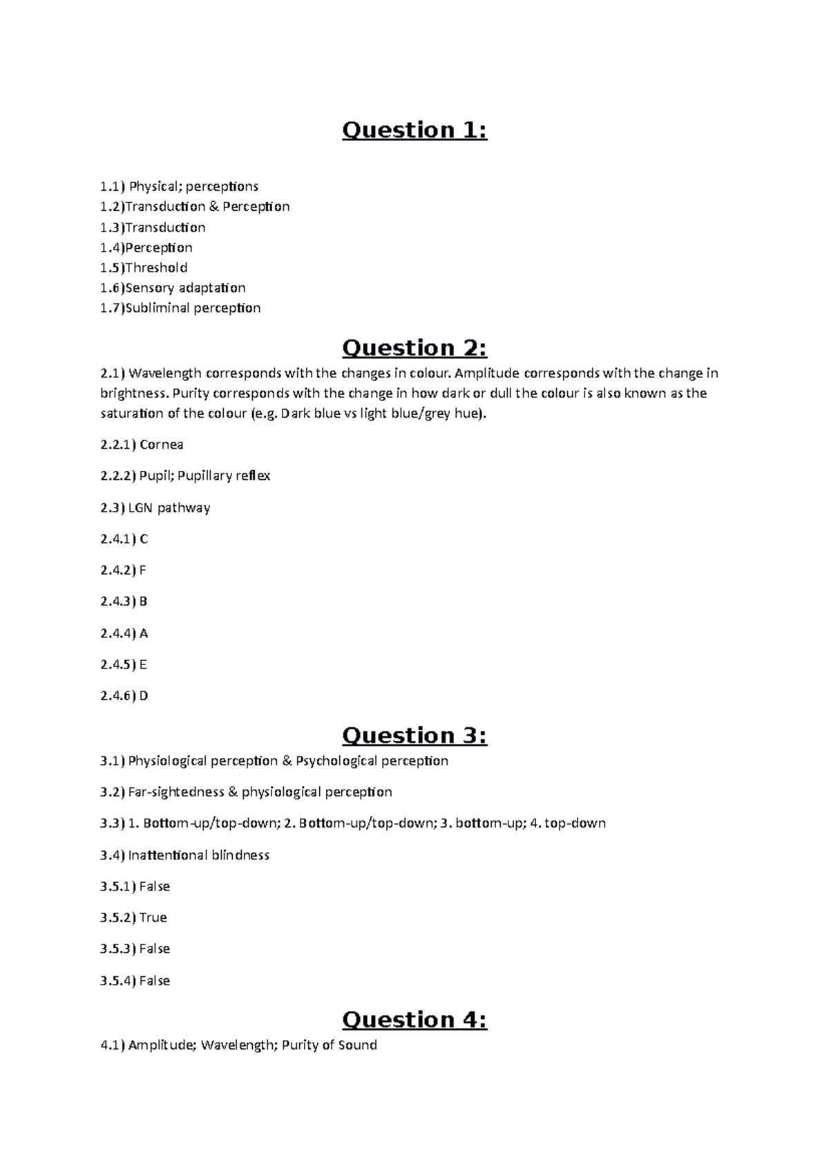 Precious Memo - tutorial work activities with memorandum t check yourself - Question 1: Physical ...