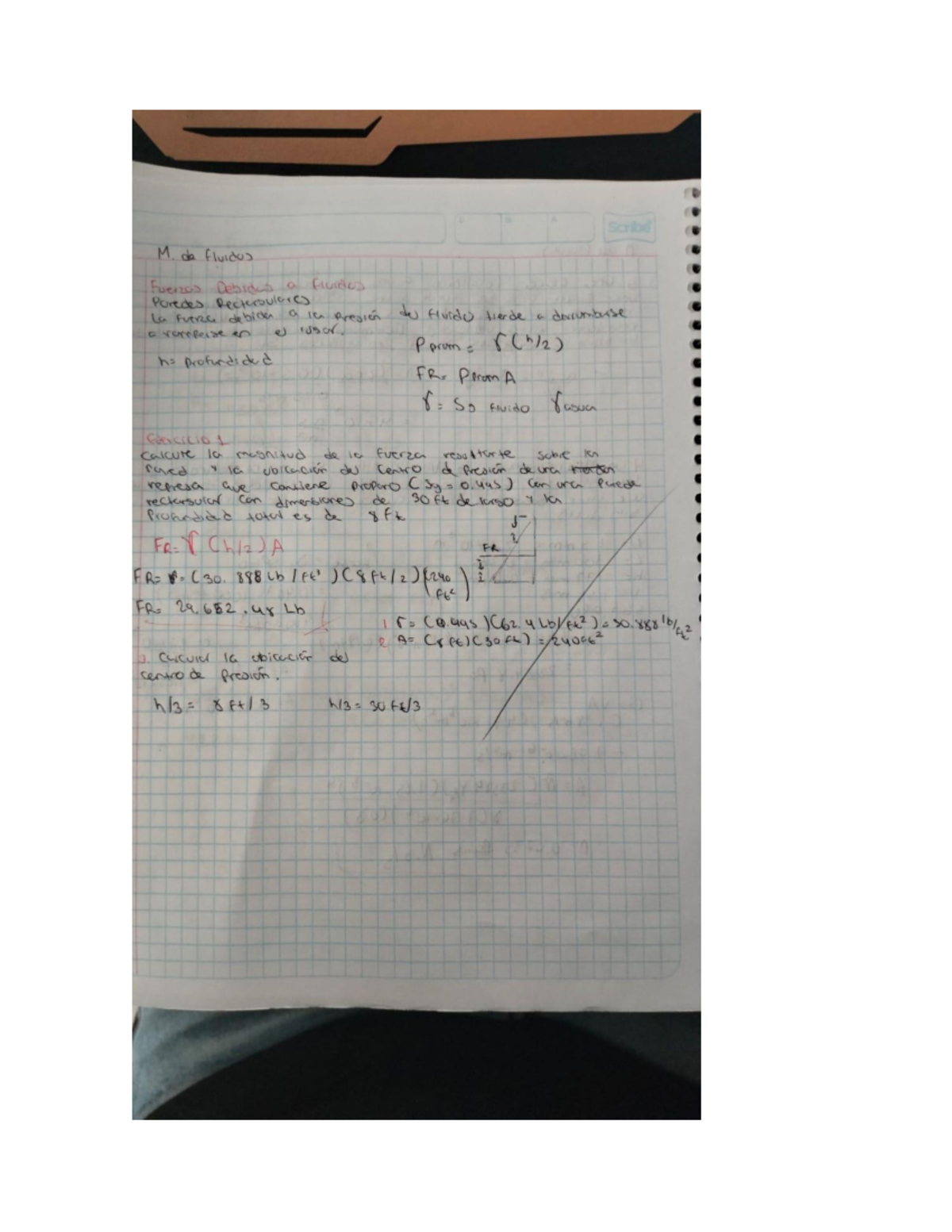 A5 - actividad - M. de fluidos Fuency Debided a Fluided Porceses ...