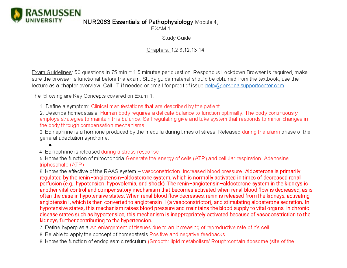 Copy-of-Copy-of-NUR2063-Patho-Exam-1-Study-Guide - NUR2063 Essentials ...