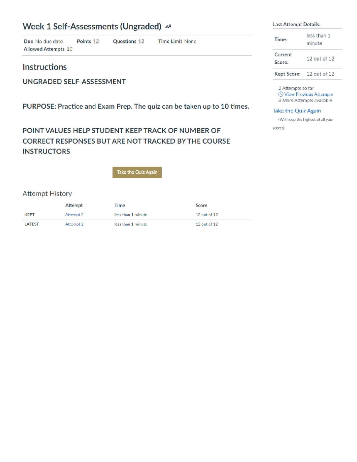 Week 1 Self-Assessments - MGT 8803 - Studocu