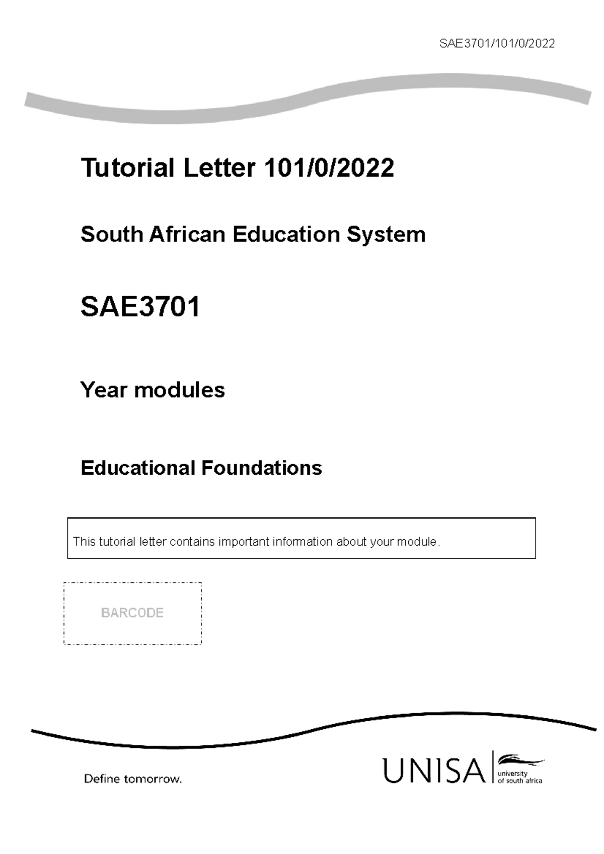 SAE3701 TL101 2022 9900e92311911 bcbf2ca40b0d7209c60 - SAE3701/101/0 ...