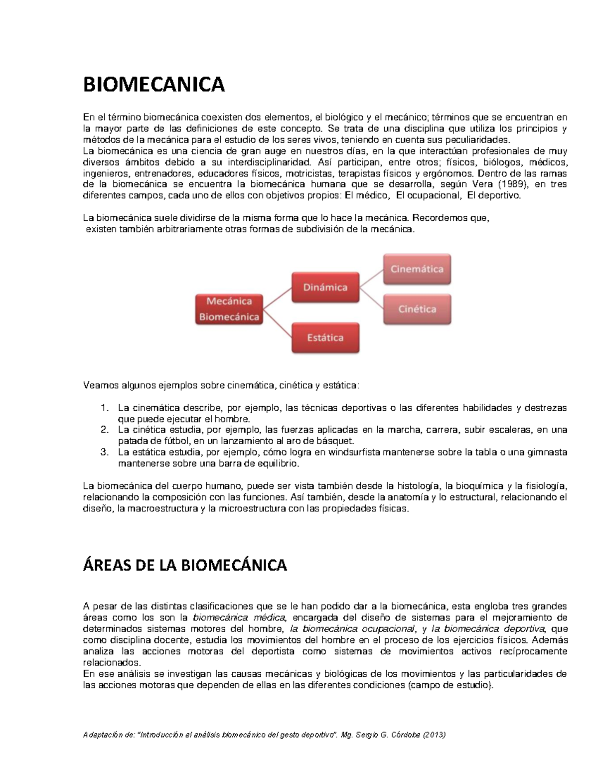 biomecania introduccion a las cadenas cinematicas - BIOMECANICA En el ...