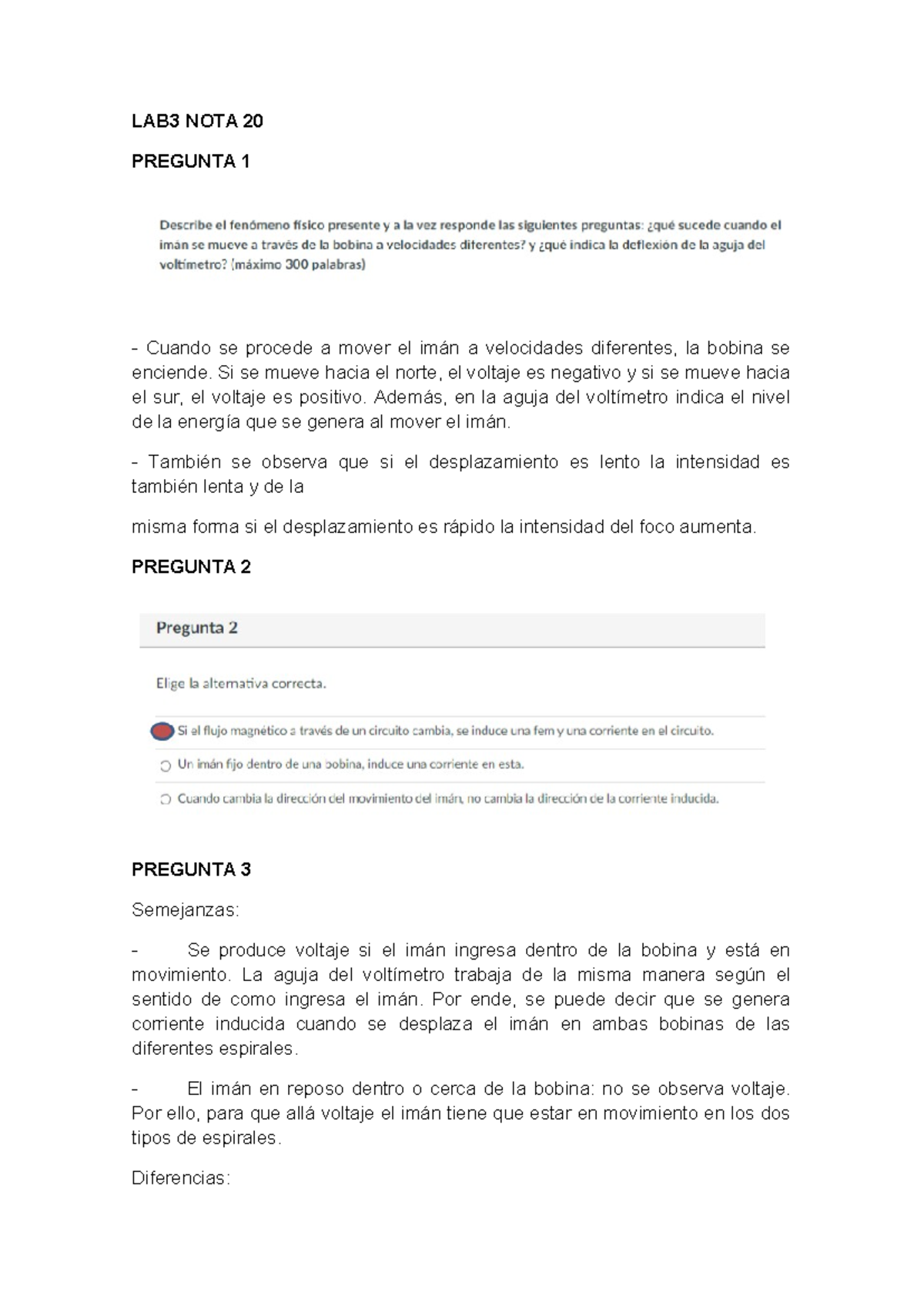 1. LAB 3 NOTA 20 - iman dentro de una bobina - LAB3 NOTA 20 PREGUNTA 1 ...