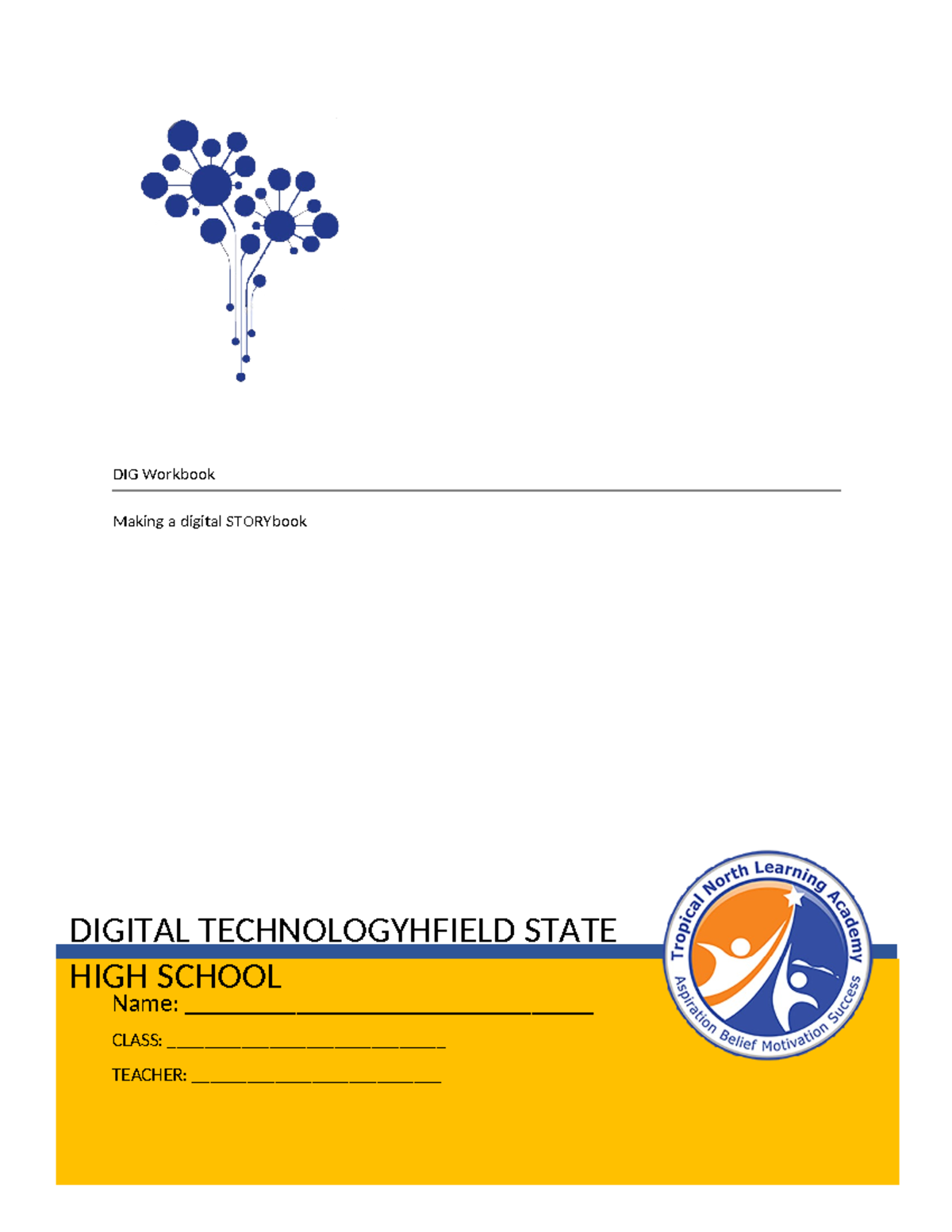 DIG Book Create Your Own Adventure - DIG Workbook Making a digital ...