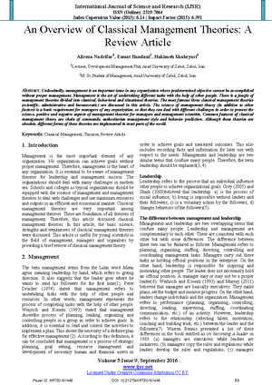 Behavioural approaches to management - Behavioral Approach to ...