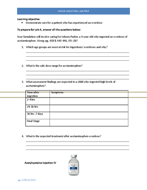 Sim prep week 6 - sim prep work - NR-328 - Studocu