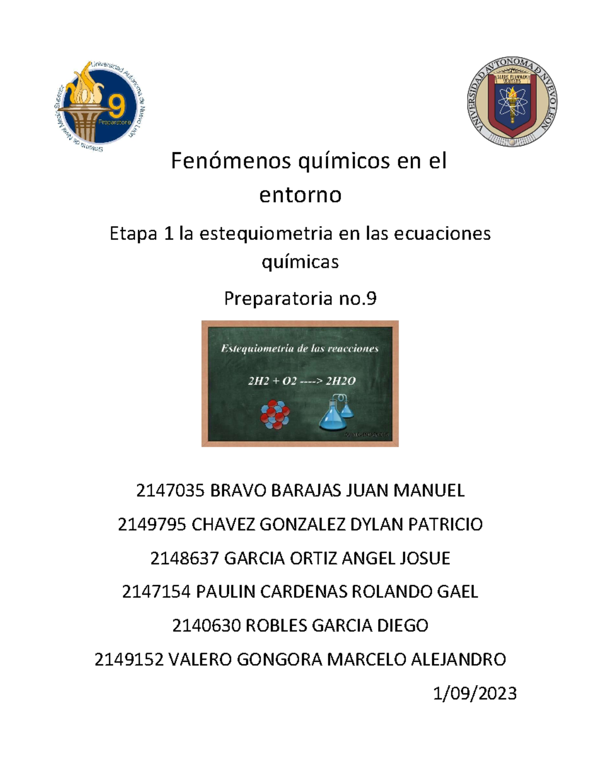 Evidencia etapa 1 FQE - Tarea - Fenómenos químicos en el entorno Etapa ... Evidencia etapa 1 FQE - Tarea - Fenómenos químicos en el entorno Etapa ...