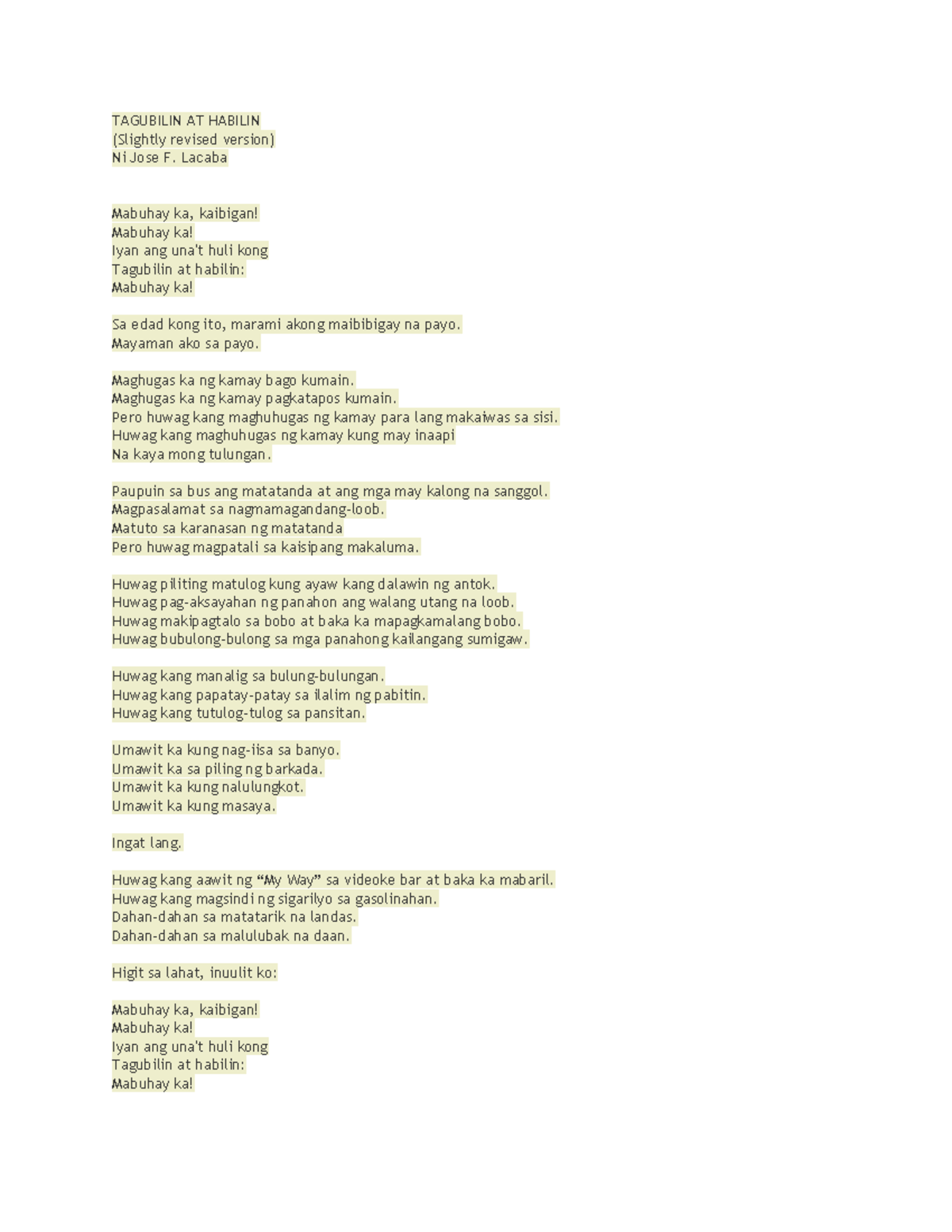 Tagubilin AT Habilin - filipino Psychology - TAGUBILIN AT HABILIN ...
