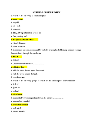 Phonetics 2 - Hmm - Questions related to Phonetics What is the ...